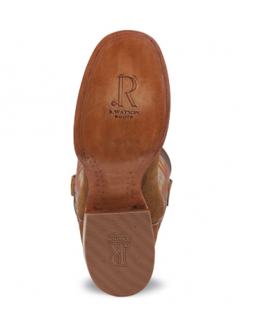 R. Watson Boots® Men's Rough Out Narrow Square Toe - Fort Brands