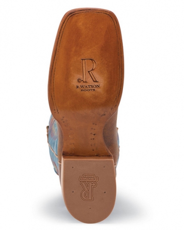 R. Watson Boots® Men's Palamino Tan Square Toe - Fort Brands