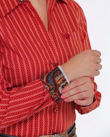 Cinch® Ladies' Western LS Button Down - Fort Brands
