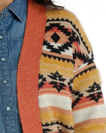 Cruel® Ladies' Aztec Eyelash Sweater - Fort Brands