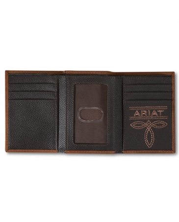 Ariat® Men's Trifold Flag Logo Wallet - Fort Brands