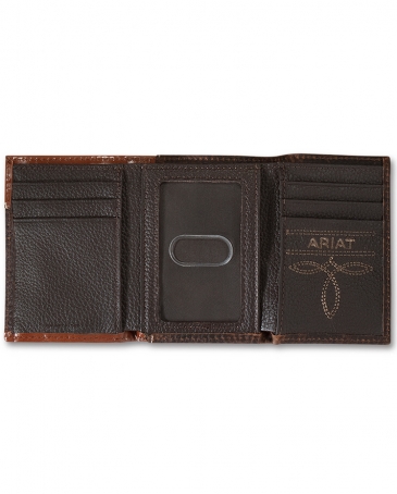 Ariat® Men's Trifold Southwest Wallet - Fort Brands