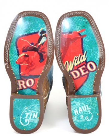 Tin Haul® Kids' Maze Bull Rider Boots - Fort Brands